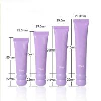 China 30ml PE+EVOH Lipgloss Applicator Tube Oval for Custom Cosmetic Packaging for sale