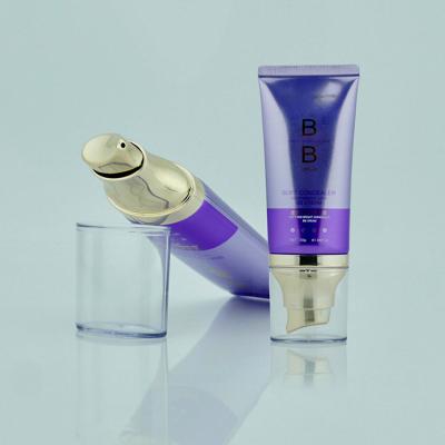 China 30ml Capacity PE Pump Cosmetic Tube with PE+EVOH Material and Customized Printing for sale