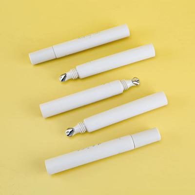 China 30ml Oval PE Metal Applicator Tube with Screw Cap for Cosmetic Use for sale