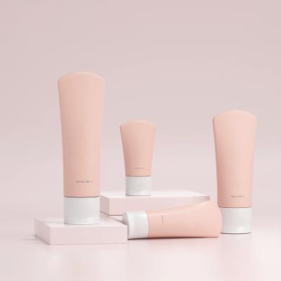 China Silk Screen Printing Cosmetic Tubes Featuring 50ml Capacity Perfect for Cosmetic Packaging and Skincare Products Flat Shape for sale