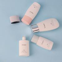 China Customized Color Matte Surface Sunscreen Bottle with Silk Screen Printing for Cosmetic Packaging for sale