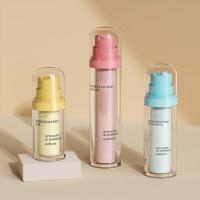China 21.8x21.8x83.3mm Leak Proof Airless Pump Bottle Offering Silk Screen Printing Perfect for Personal Care Packaging Needs for sale