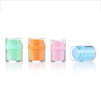 China Customized Color Portable Airless Pump Bottle Featuring Round Shape Construction Designed For Hygienic Dispensing Of Lotions Serums And Creams for sale