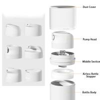 China PCR Collar Material Durable Airless Pump Bottle Suitable for Cosmetic Packaging and Skincare Product Dispensing Solutions for sale