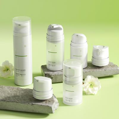 China PCR Collar Material Durable Airless Pump Bottle Suitable for Cosmetic Packaging and Skincare Product Dispensing Solutions for sale