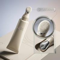 China Wide Flocked Sponge Applicator Cosmetic Tube 40ml PE Squeeze Body Liquid Foundation Packaging for sale