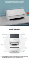 China HP High-Speed Automatic Double Sided A4 Color Scanner 2000s2 5000s5 5000s4 7000s3 Printers USB Stock Scanning Documents for sale