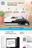 China HP 3500 FN1/3600FN1/ 4500 FN1/4600FN1/6600FN1 Fast Color Double Sided USB Document Scanner with HD Continuous In-Stock for sale