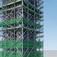 China Flexible Iron Skeleton Steel Structure Tower For Easy Assembly And Disassembly for sale