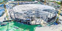 China Steel Structure Warehouse Made from Q355B Material Grade Suitable for Various Industrial and Commercial Storage Purposes for sale