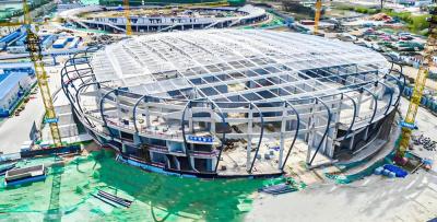China Steel Structure Warehouse Made from Q355B Material Grade Suitable for Various Industrial and Commercial Storage Purposes for sale