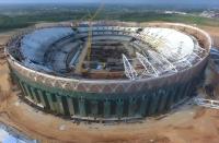 China OEM Steel Structure Building Dome Roof For Multi-Function Hall Or Stadium Gym for sale