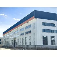 China Single Steel Sheet Roof Steel Structure Building with High Corrosion Resistant Metal Sheet and Fans Accessory for sale