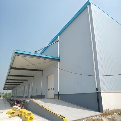 China Long Fatigue Life Steel Structure Warehouse with Optional Lighting System and Customized Drawing Plan As Buyer′s Requirments for sale
