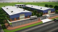 China Customized Drawing Plan Steel Structure Warehouse with Q355B Material and Optional Lighting System for sale