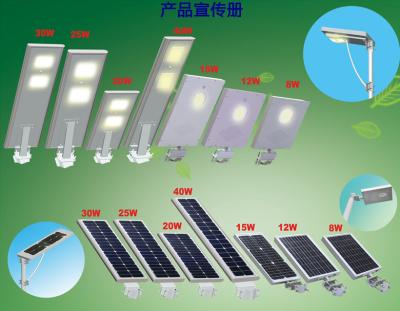 China All in One/Integrated Solar LED Street Light with Motion Sensor for sale
