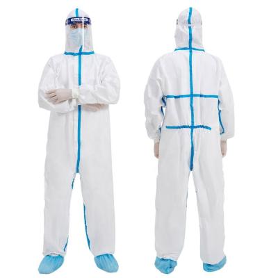 China Disposable Coverall Level 4 Isolation Gowns Reusable Protective Clothing for sale