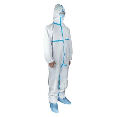 China CE Winner Medical Protect Clothing Coveralls 60 Gsm Suits Disposable for sale
