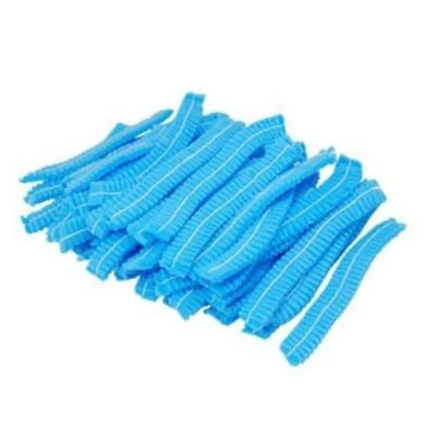 China Medical Surgical Disposable PP Non Woven Head Cover Bouffant Hair Net Strip Mob Cap for sale