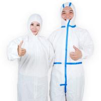 China Fluid Proof Waterproof Disposable Protective Coveralls For Medical Clinics for sale