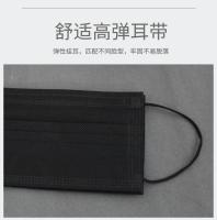China 3 Layer Disposable Face Mask Medical Grade Type Iir Surgical Black EN14683 Type I  Typ Iir for sale