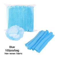 China Disposable Non Woven Cap Disposable Clip Cap Mop Bouffant Hair Cover for sale