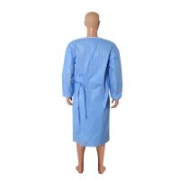 China Sterile Disposable Surgical Gowns Drapes Clothes One Piece Hospital Fabric Ppe Iso for sale