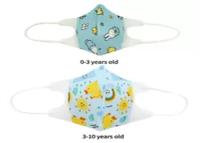 China Age 3 Childrens Disposable Mask Kids  Child'S Face Mask For  2 1/2 1 Year Old Baby for sale