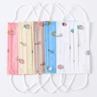 China Breathing Childrens Disposable Mask 3 Ply Child Size Kid Friendly Face Mask for sale