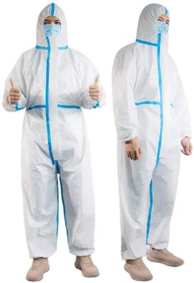 China Painting Medical Protective Coverall Disposable Painters Jumpsuit With Hood for sale