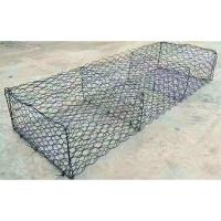 China 2.2mm PVC Coated Galfan Gabion Basket 6x1x0.3m Custom Color RAL for sale