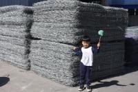 China 2.2mm PVC Coated Galfan Gabion Basket 6x1x0.3m Custom Color RAL for sale