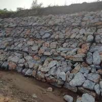 China Galfan Galvanized Alloy Gabion Basket Zinc-10%AL Coating Wire Mesh Fence 80x100x200cm for sale