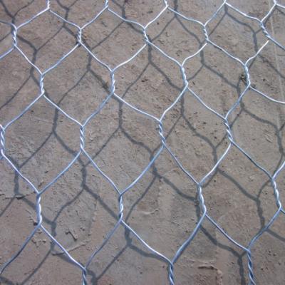 China Galvanized Gabion Hexagonal Mesh 3.4mm High Tensile Strength for River Bank Protection for sale