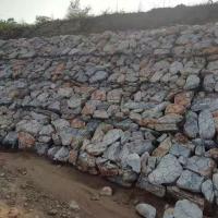 China Galfan Galvanized Gabion 6x1x0.3m Hexagonal Woven Mesh 2.2mm Wire Tensile Strength 350-550N/mm2 for sale