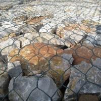 China Spot Welded Gabion Garden Fence 3.0mm Wire Diameter 6x8cm Mesh GALFAN Coated for sale