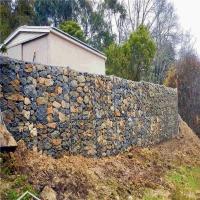 China Spot Welded Gabion Garden Fence 3.0mm Wire Diameter 6x8cm Mesh GALFAN Coated for sale