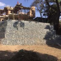China Spot Welded Gabion Garden Fence 3.0mm Wire Diameter 6x8cm Mesh GALFAN Coated for sale