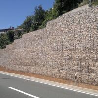 China Spot Welded Gabion Garden Fence 3.0mm Wire Diameter 6x8cm Mesh GALFAN Coated for sale