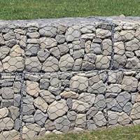 China Spot Welded Gabion Garden Fence 3.0mm Wire Diameter 6x8cm Mesh GALFAN Coated for sale