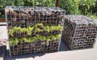 China Pre Filled Galvanized Gabion Basket Heavy Hexagonal Wire Mesh 80x100x50cm for River Embankment for sale