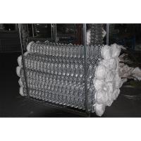 China Green Galvanized Chain Link Mesh 3.0mm Wire 50x50mm Aperture Gabion for sale