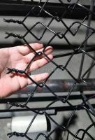 China Green Galvanized Chain Link Mesh 3.0mm Wire 50x50mm Aperture Gabion for sale