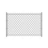 China Hot Dip Galvanized Galfan Chain Link Fence Roll 50x50mm Mesh 3.0mm Wire for sale