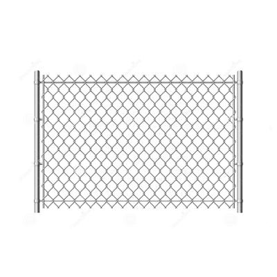 China Hot Dip Galvanized Galfan Chain Link Fence Roll 50x50mm Mesh 3.0mm Wire for sale