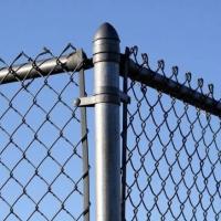 China Woven Chain Link Fencing System for Tennis Court 50x50mm Mesh Galfan Coated for sale