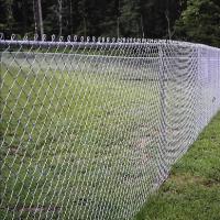 China Woven Chain Link Fencing System for Tennis Court 50x50mm Mesh Galfan Coated for sale