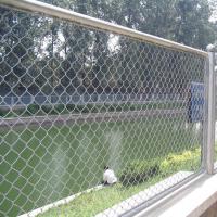 China Woven Galfan Steel Guardrail 3.0mm Wire Mesh 50x50mm Fence Roll for sale