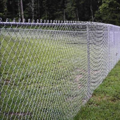 China Galfan Galvanized Alloy Wire Chain Link Fence 3.0mm 4.0mm 5.0mm Woven for sale