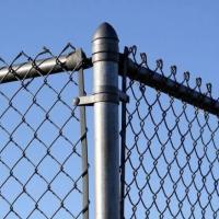 China Galfan Galvanized Steel Woven Fence System 50x50mm Mesh Tensile Strength 350-550N/mm2 for sale